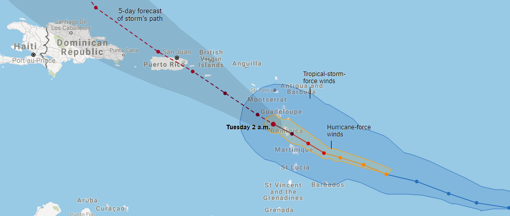 EMERGENCY ALERT: Hurricane Maria | Emergency Telecommunications Cluster ...