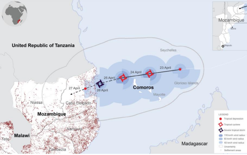 Mozambique: Cyclone Kenneth | Emergency Telecommunications Cluster (ETC)